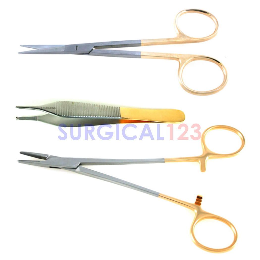 Deluxe Suture Kit of 3 Instruments, Surgical123.com
