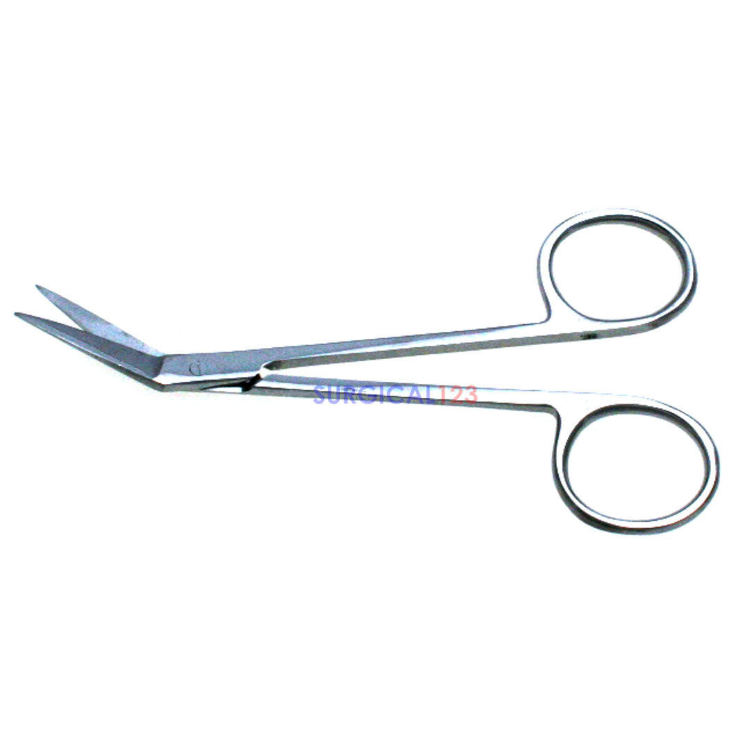 Iris Scissors Angled Blades, Surgical123.com