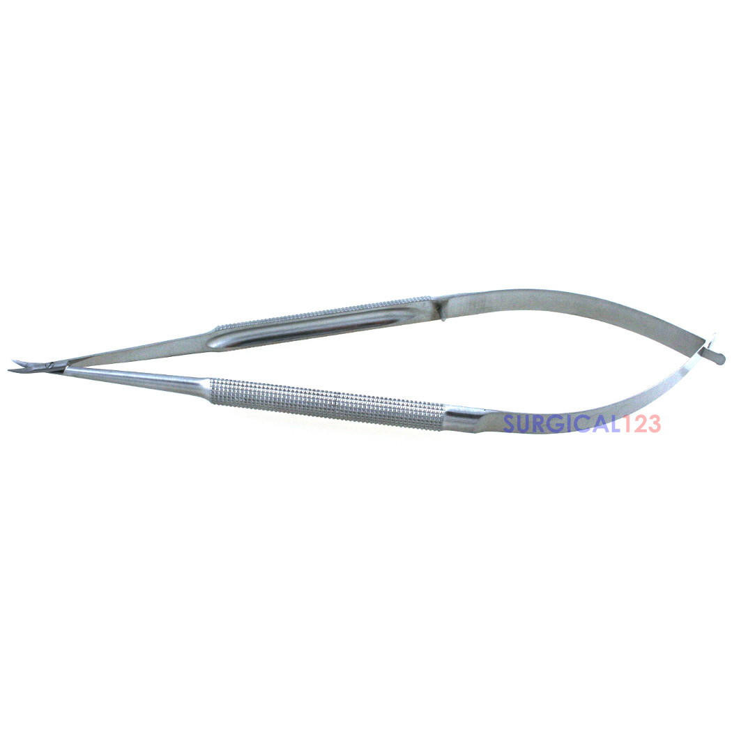 Micro Surgery Scissors Straight Blades Flat Handles