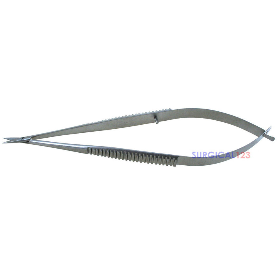 Micro Surgery Scissors Straight Blades Flat Handles