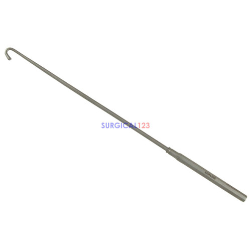 Covault Ovariectomy Hook 8.25" with Probe Tip - SURGICAL123.COM