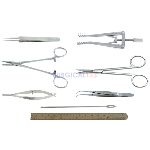 Mouse Dissecting Kit of 8 Surgical Instruments, Surgical123
