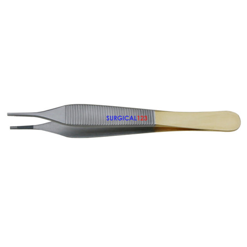 TC Adson Brown Tissue Forceps Carbide Inserts | Podiatry Surgical