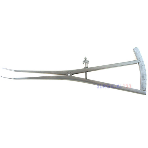 Castroviejo Caliper Graduated Scale 0-40mm Angled Tips