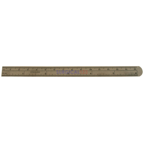 Flexible Stainless Ruler Scale 6 Inch | Surgical123.com
