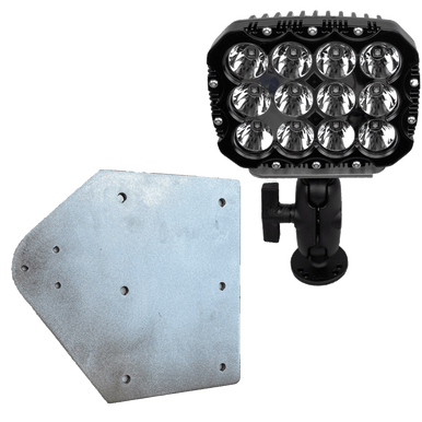 TROLLING MOTOR LED LIGHT WITH PLATE WITH NO DRILLING