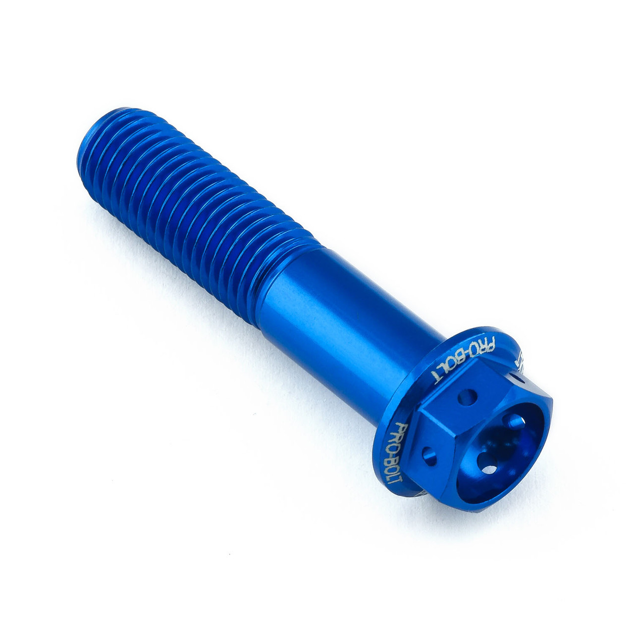 Aluminium Flanged Hex Head Bolt M10x125mmx45mm Race Spec Etched