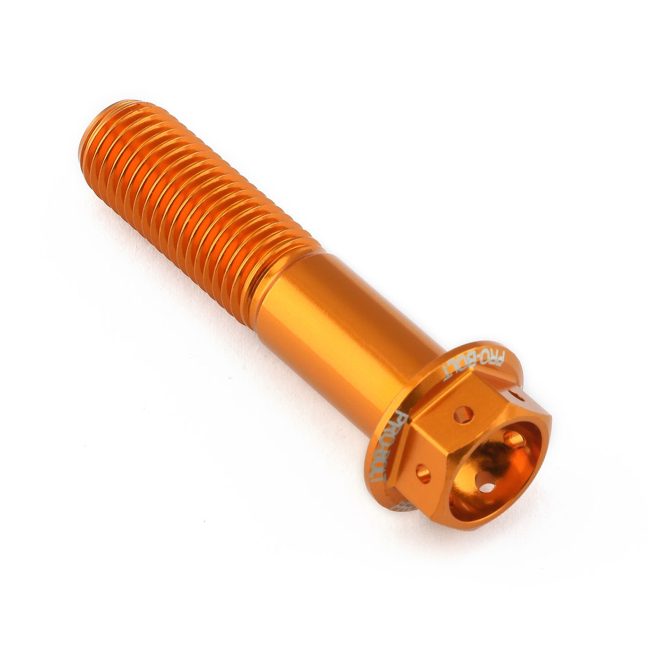 Aluminium Flanged Hex Head Bolt M10x125mmx45mm Race Spec Etched