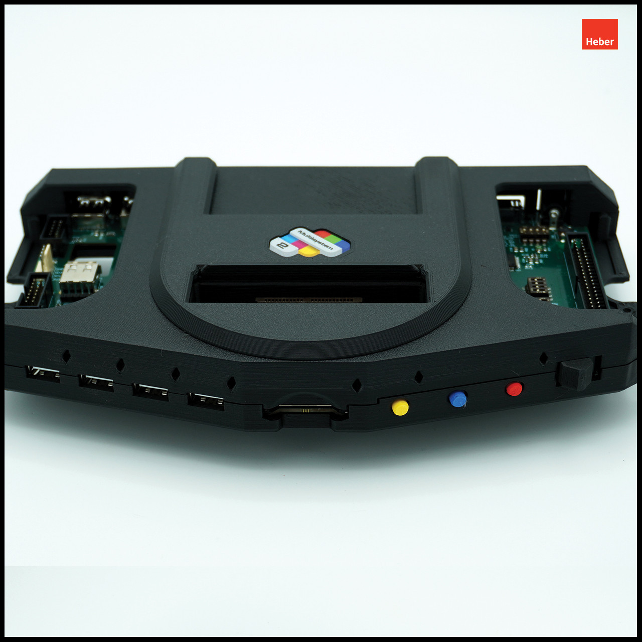 MiSTer Multisystem2 FPGA Analogue Console system - Black enclosure