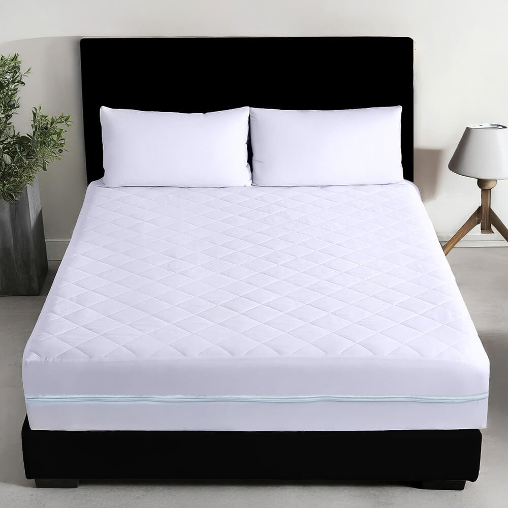 Fully Enclosed Zipped Quilted Mattress Protector – All Sizes from ...