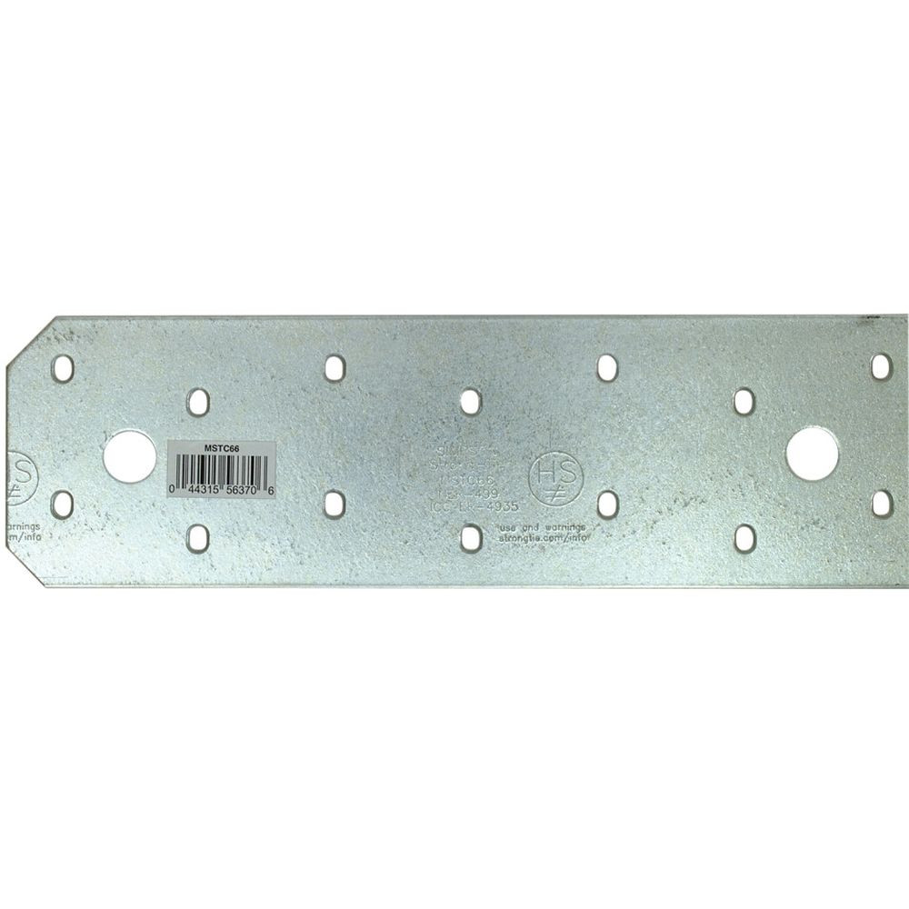 Simpson Strong-Tie MSTC66 - 65-3/4" 14-Gauge Galvanized Medium Strap ...