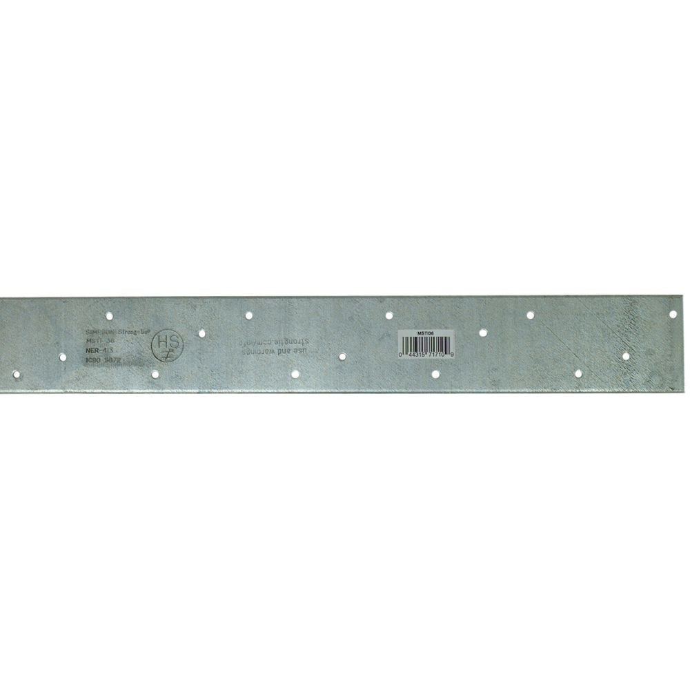 Simpson Strong-Tie MSTI36 - 36" 12-Gauge Galvanized Medium Strap Tie ...