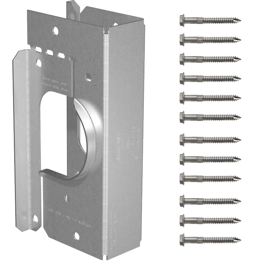 Simpson Strong-Tie HSS2-SDS1.5 - Galvanized Stud Shoe for 2x, w/ SDS ...