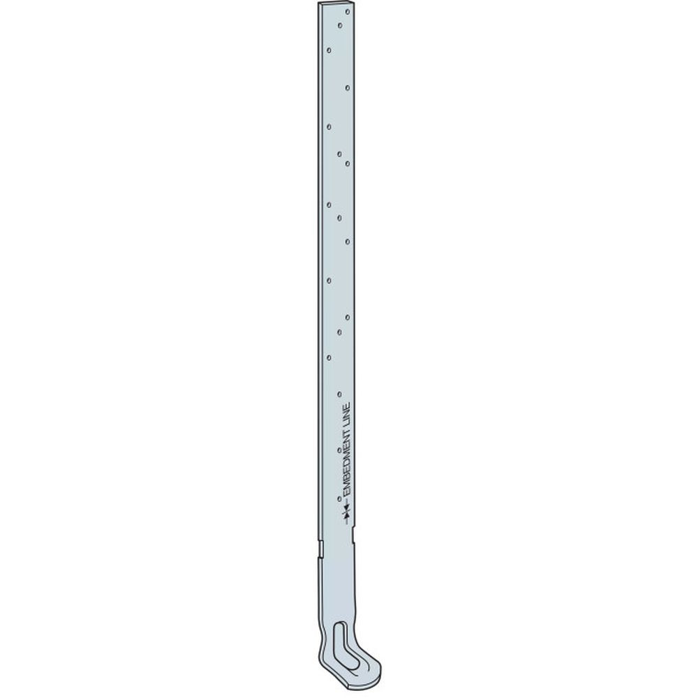 Simpson Strong-Tie HHETA24 - 24" Galvanized Heavy Embedded Truss Anchor ...