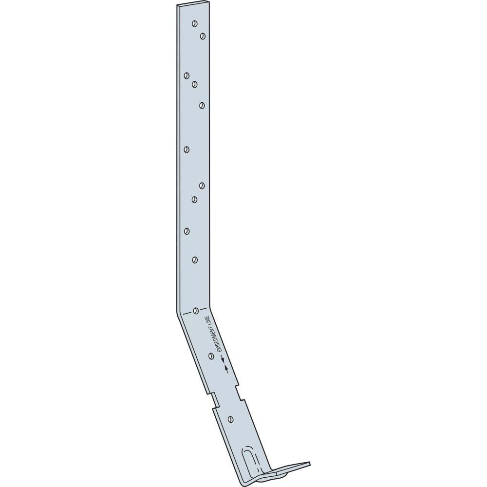 Simpson Strong-Tie HETA16 - 16" Galvanized Heavy Embedded Truss Anchor ...