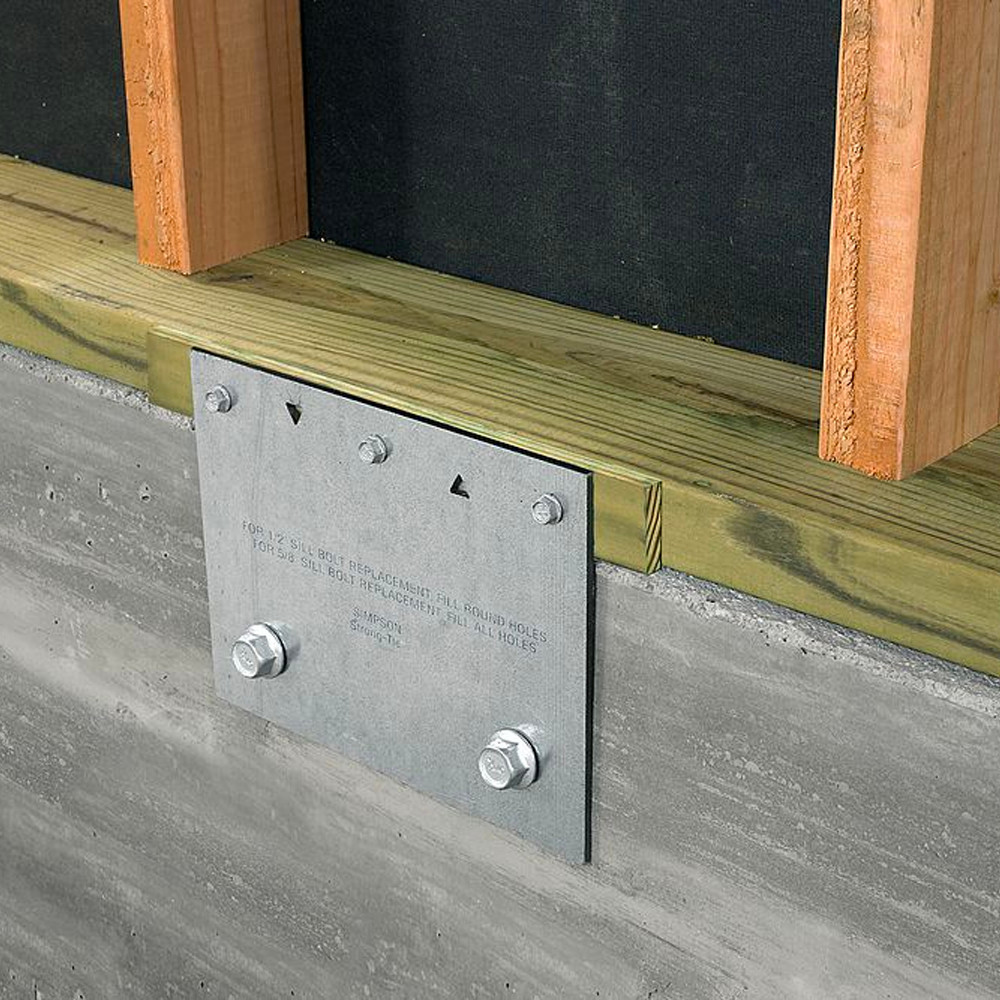 Simpson Strong-Tie FRFP - 7" x 9" Retrofit Foundation Plate ...