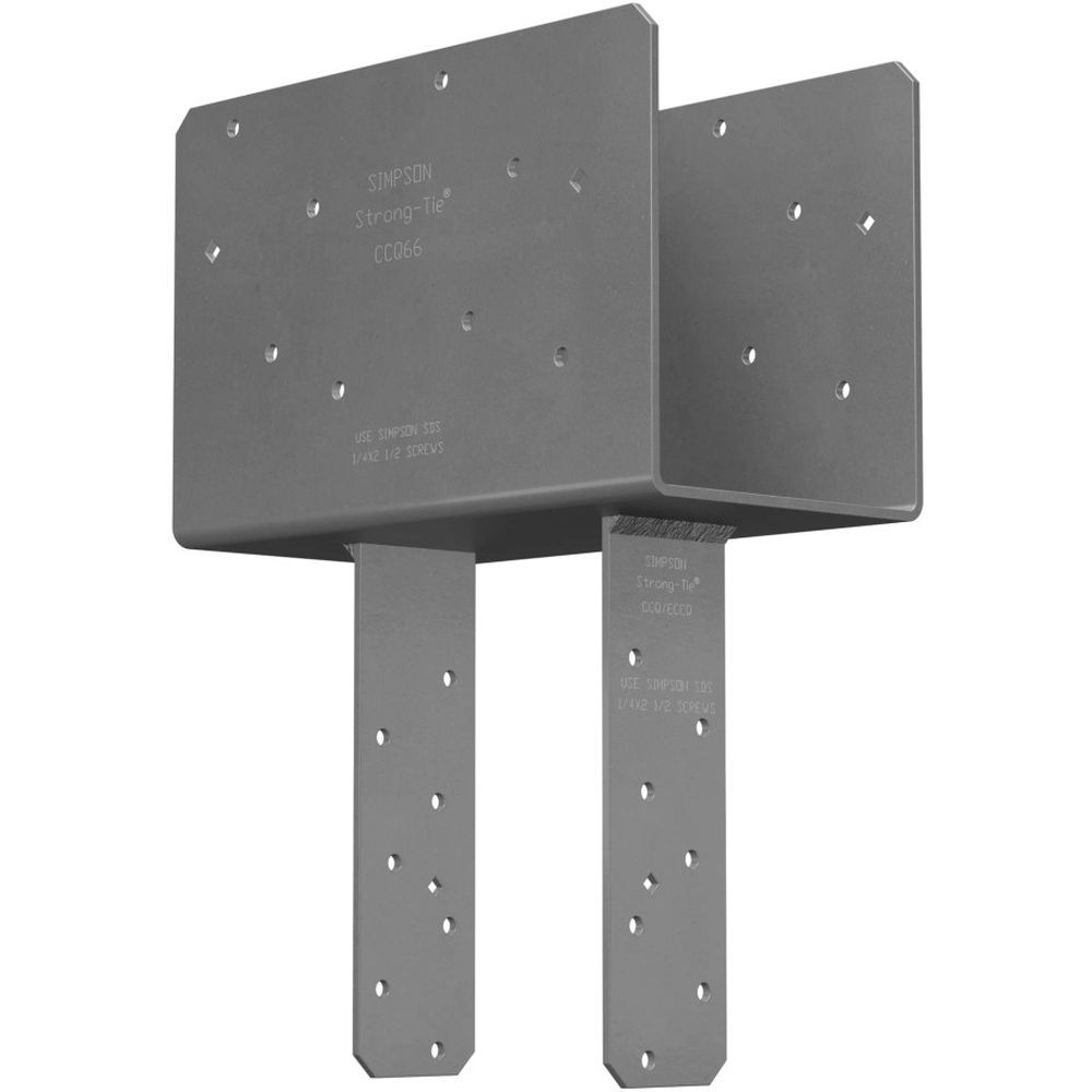 Simpson Strong-Tie CCQ66SDS2.5-R - Column Cap for 6x Beam, 6x Post w ...