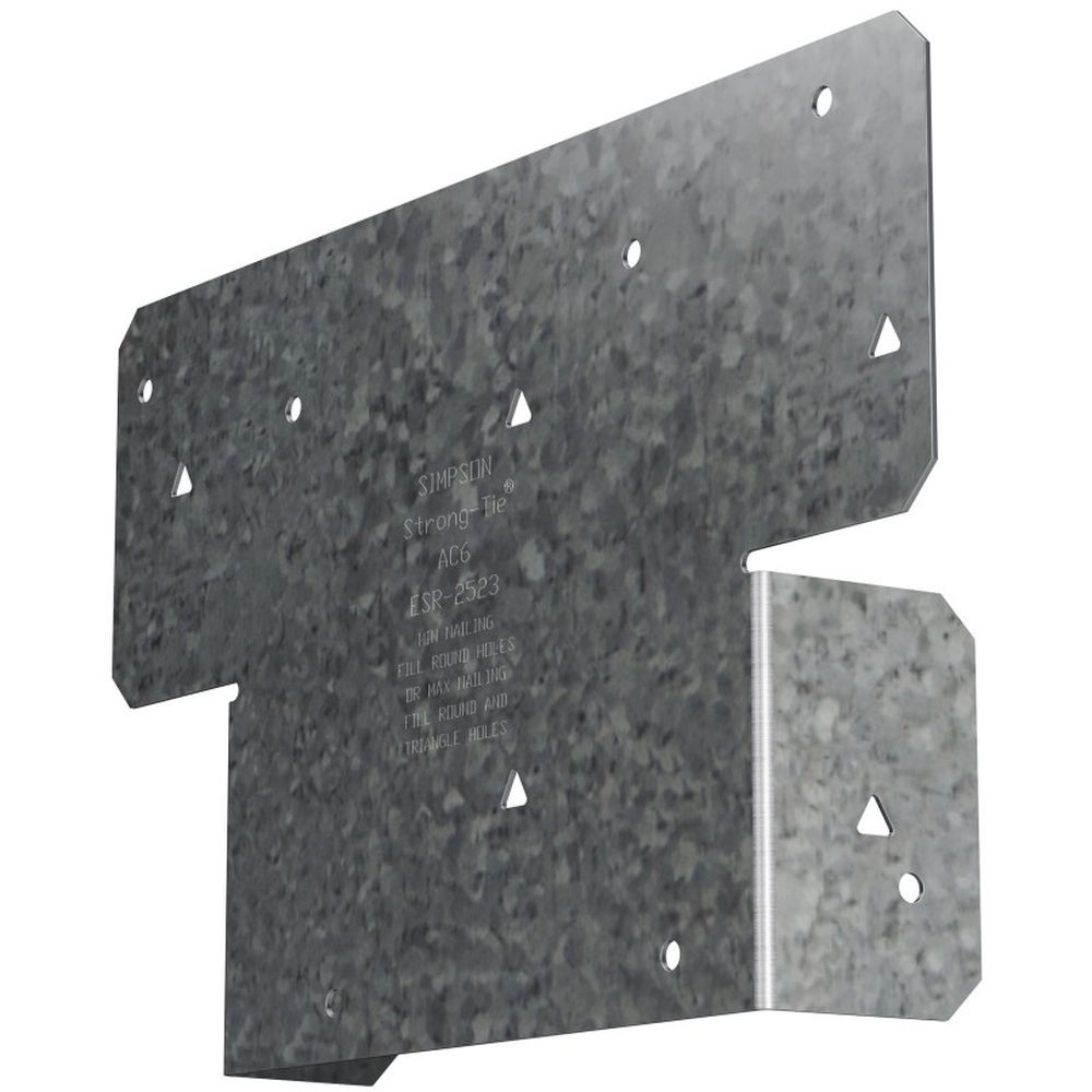 Simpson Strong-Tie AC6Z - ZMAX Galvanized Adjustable Post Cap for 6x ...