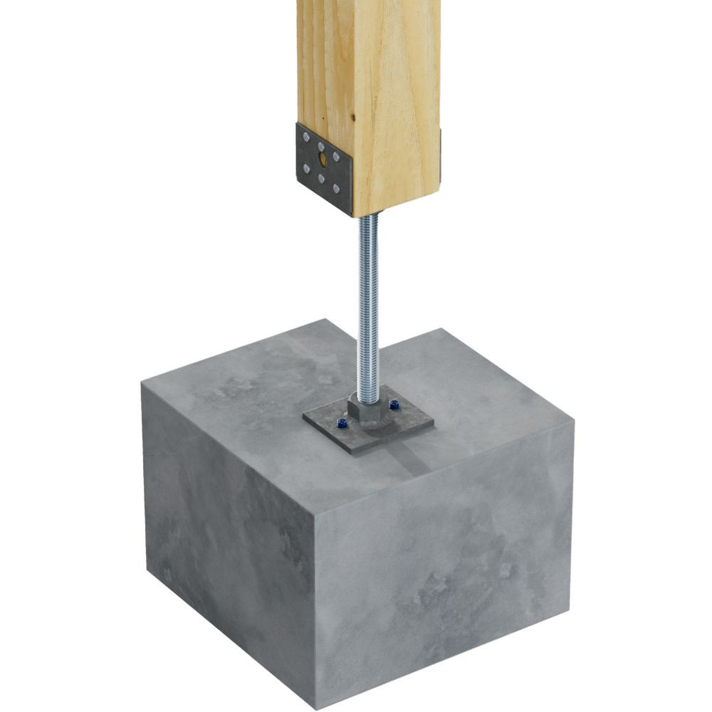 Simpson Strong-Tie PPBF44 - Adjustable Porch Post Base for 4x4 ...