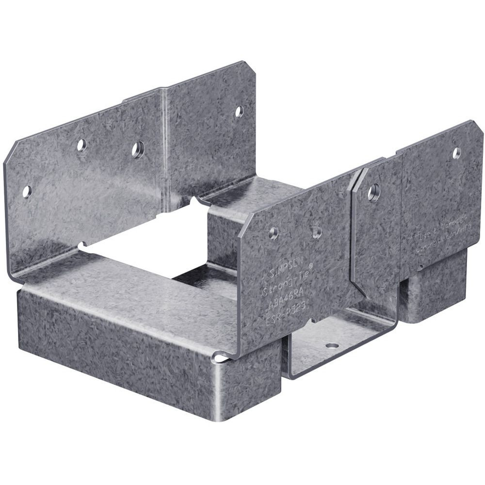 Simpson Strong-Tie ABA46RZ - ZMAX Galvanized Adjustable Standoff Post ...