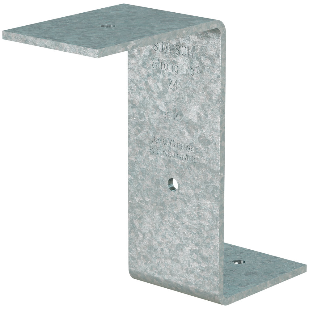 Simpson Strong-Tie Z4 - 1-1/2" x 3-1/2" 12-Gauge Galvanized Z Clip ...