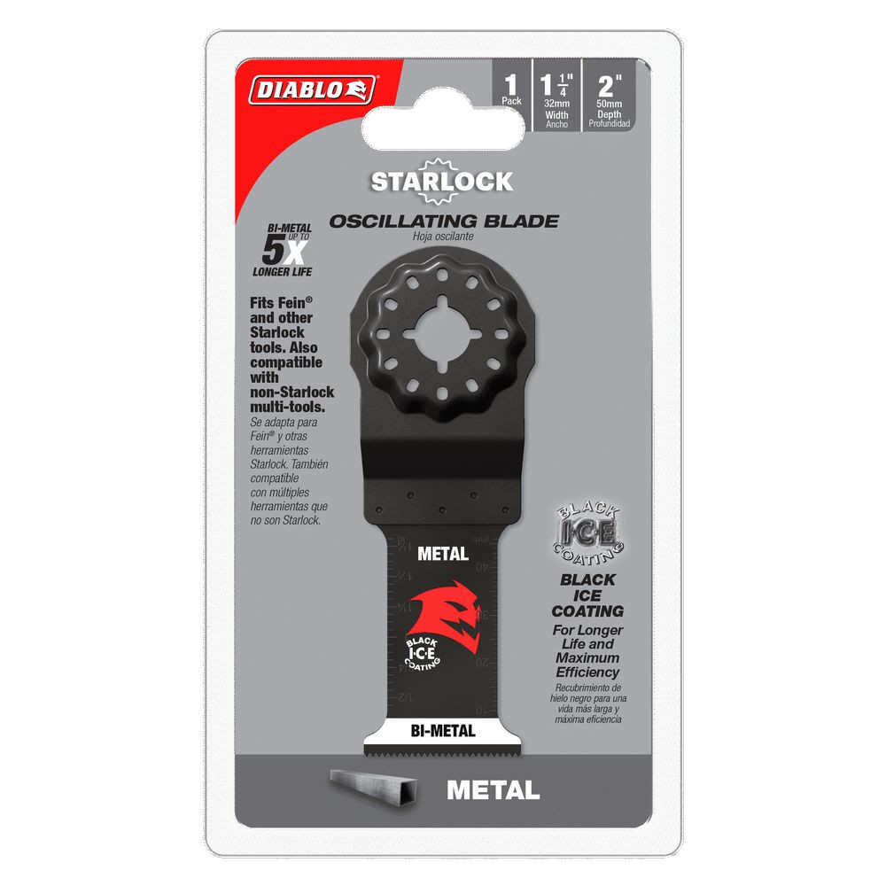 Diablo DOS125BF 1-1/4" Starlock Bi-Metal Oscillating Blade for Metal