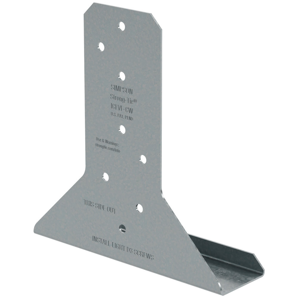 Simpson Strong-Tie ICFVL-CW - Steel Ledger Connector Comp Wood to ICF