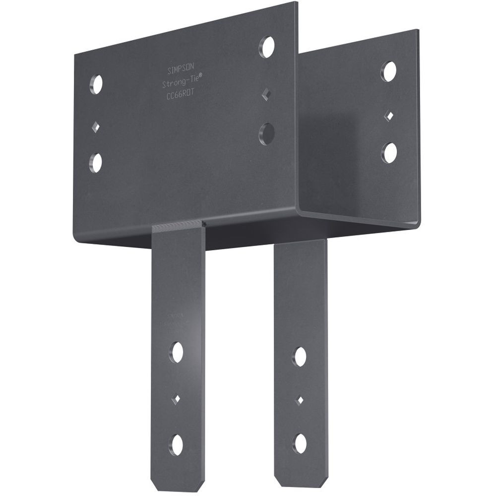 Simpson Strong-Tie CC66ROT - 6X Beam, 6X Post Rotated Straps Column Cap