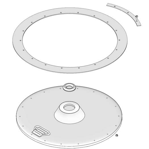 GRACO 223845 Fire-Ball SD Follower Plate for 400 lb (55 gal) Drum ...