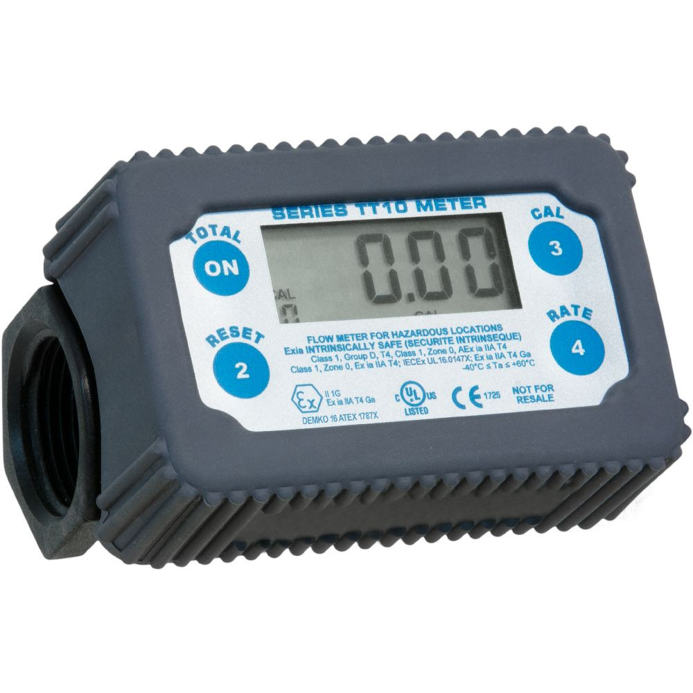 FILL-RITE TT10PN - 2-35 GPM 4-Digit Digital Chemical Transfer Meter
