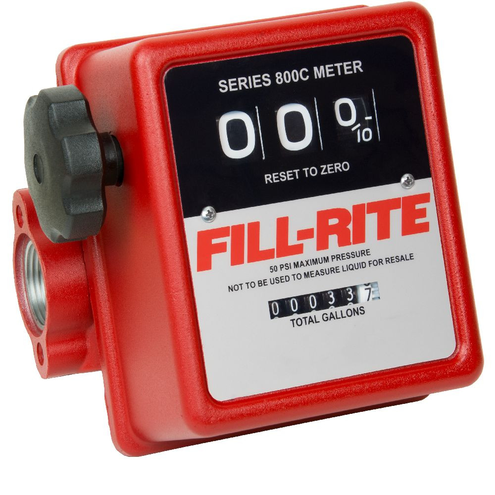 FILL-RITE 807C1 - 5-20 GPM 3-Digit Mechanical Fuel Transfer Meter