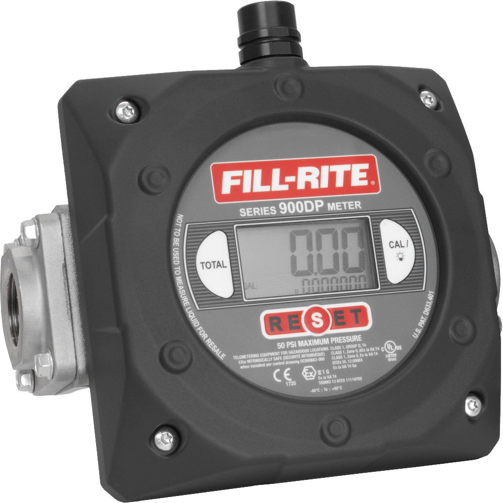 FILL-RITE 900CDPXBSPT - 6-40 GPM 4-Digit Digital Fuel Transfer Meter