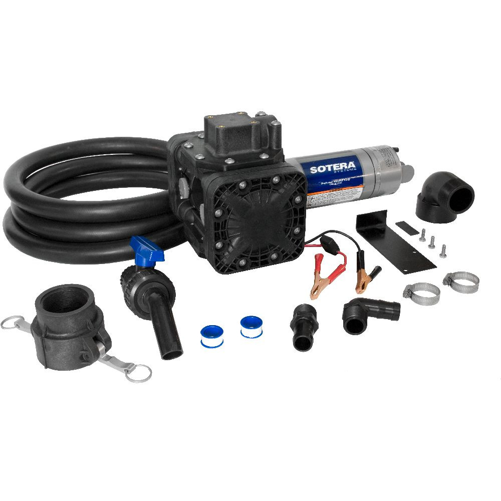 FILL-RITE SS419BX665 - 12V Chemical Transfer Pump, Plastic Straight ...