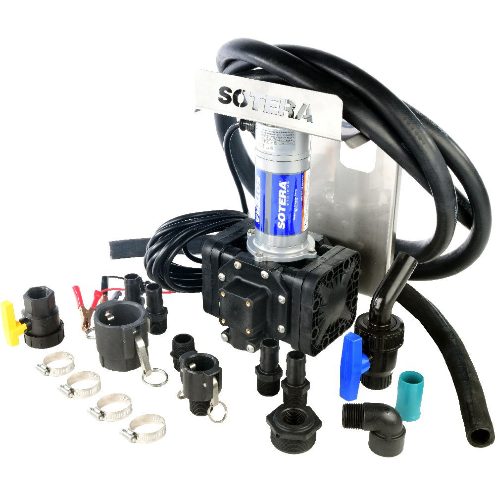 FILL-RITE SS425B - 12V Chemical Transfer Pump, IBC Mount w/ Hose ...