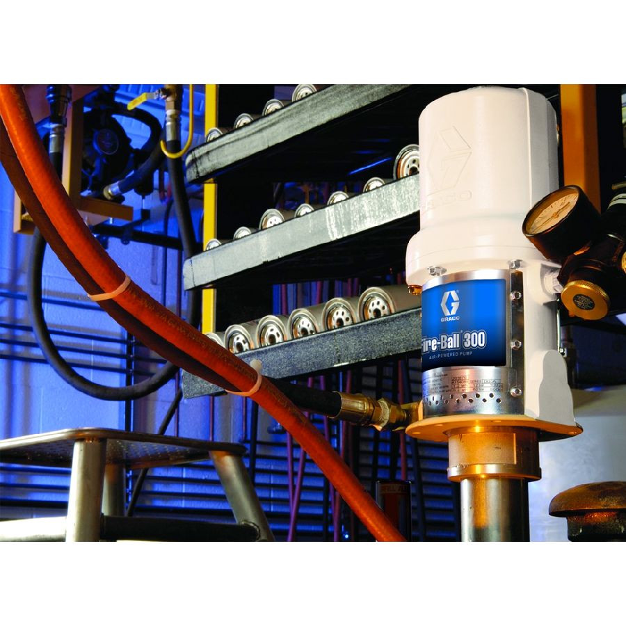 GRACO 239888 Fire-Ball 300, 50:1 Air-Powered Grease Pump (400 lbs, 55G ...