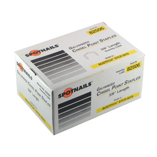 Spotnails 82506 3/8" STCR5019 20 Gauge 7/16" Crown Fine Wire Staples ...
