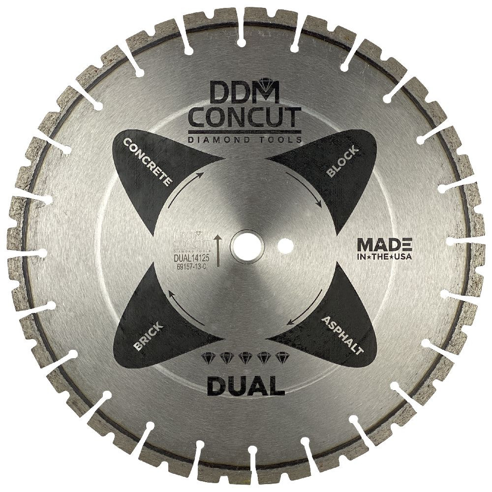 DDM Concut DUAL14125 - 14" x .125 x 1"/20mm Multipurpose Wet/Dry ...