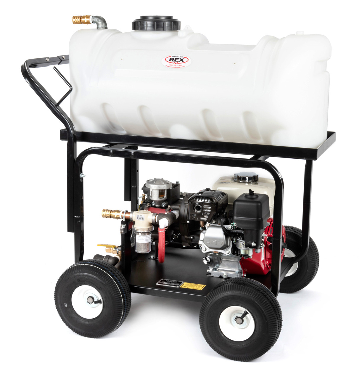 WHEELER-REX 465270 - Hydrostatic Test Pump 500psi 4-Wheel Tank Kit