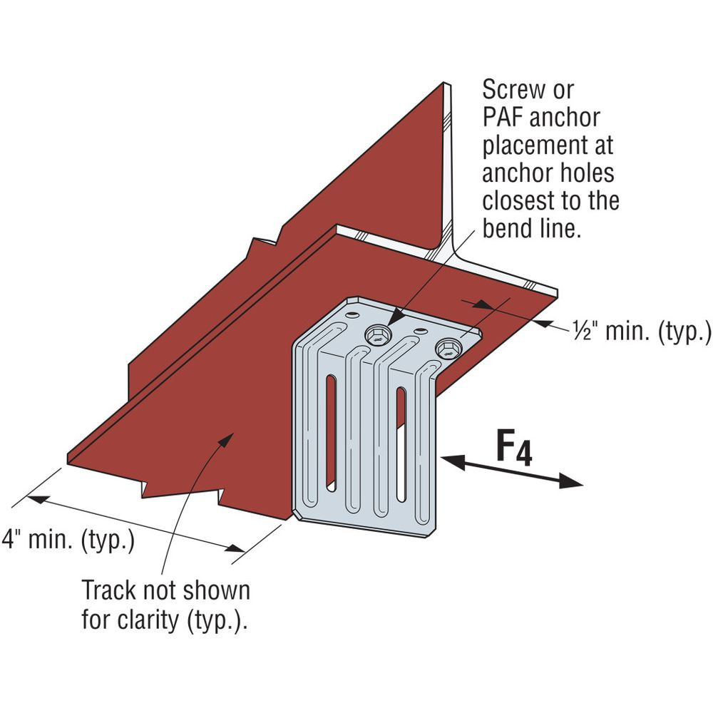Simpson Strong-Tie DTC 2-1/2" x 1-7/8" x 2-3/4" Roof Truss Clip ...