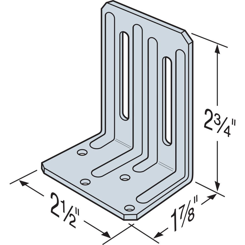 Simpson Strong-Tie DTC 2-1/2" x 1-7/8" x 2-3/4" Roof Truss Clip ...
