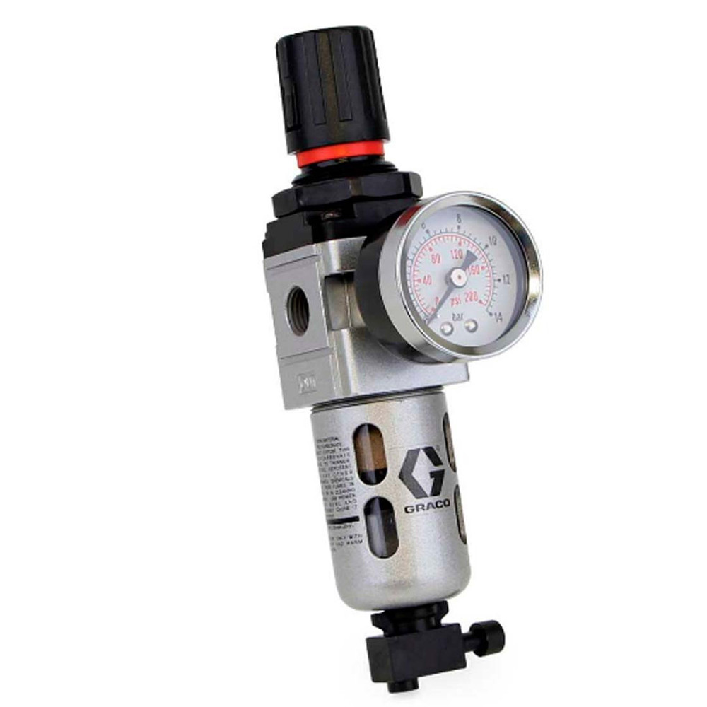 GRACO 133545 - 1/2" Filter, Air Regulator w/ Auto Drain, 140 psi ...