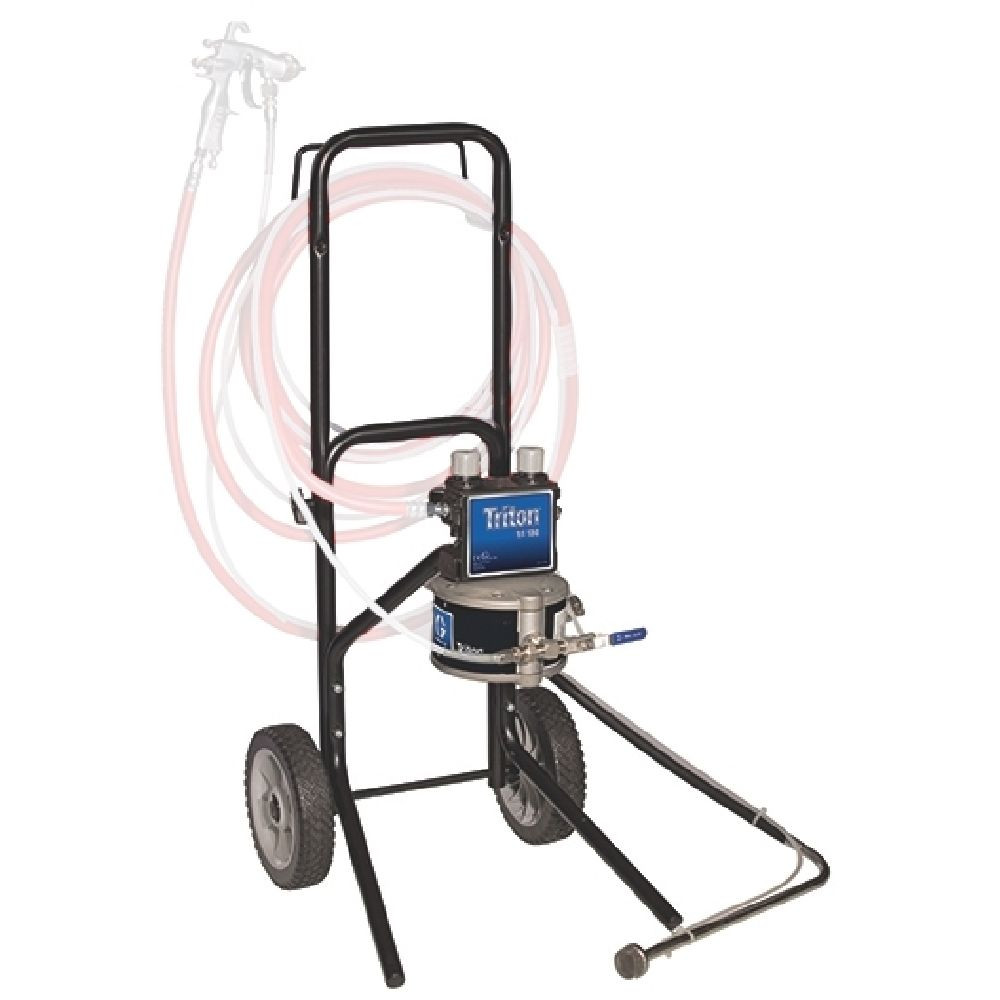GRACO 233480 Triton Aluminum Pump Package, Cart Mount w/Suction Hose ...