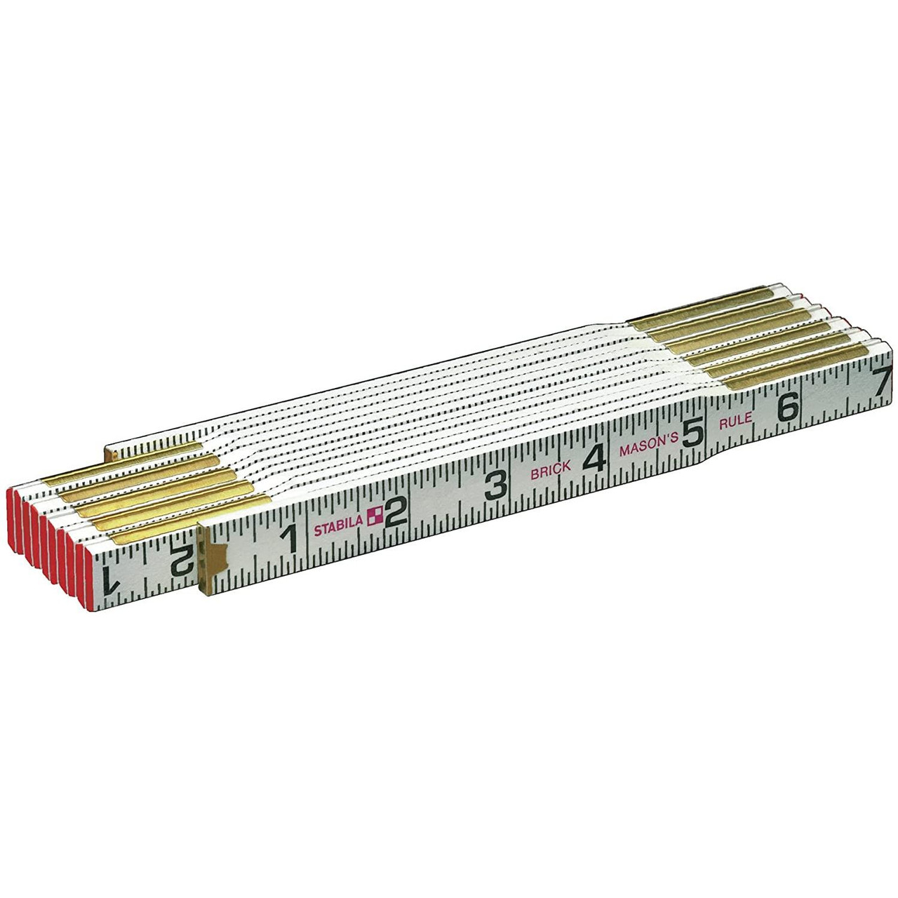 STABILA 80001 1/16ths Masons Scale Folding Ruler | FastoolNow.com