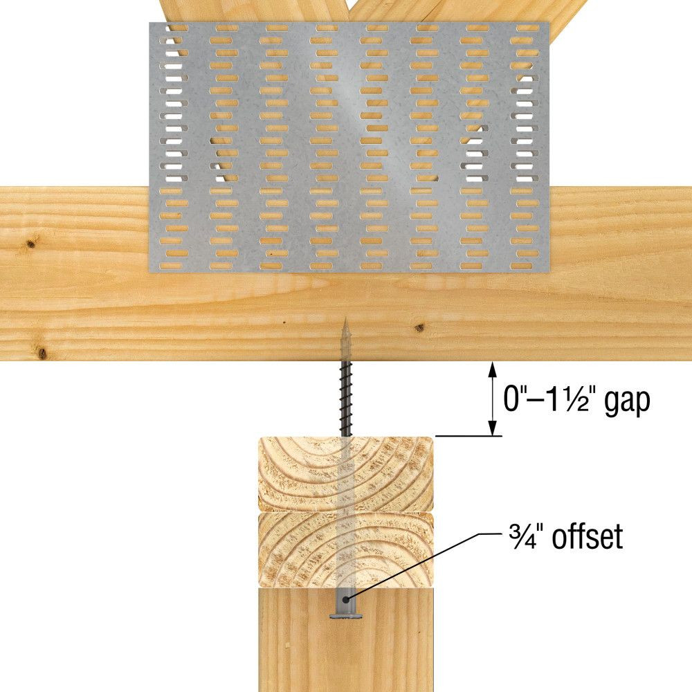 Simpson Strong-Tie SDPW19600-R50 .195 x 6" Deflector Screw 50ct ...