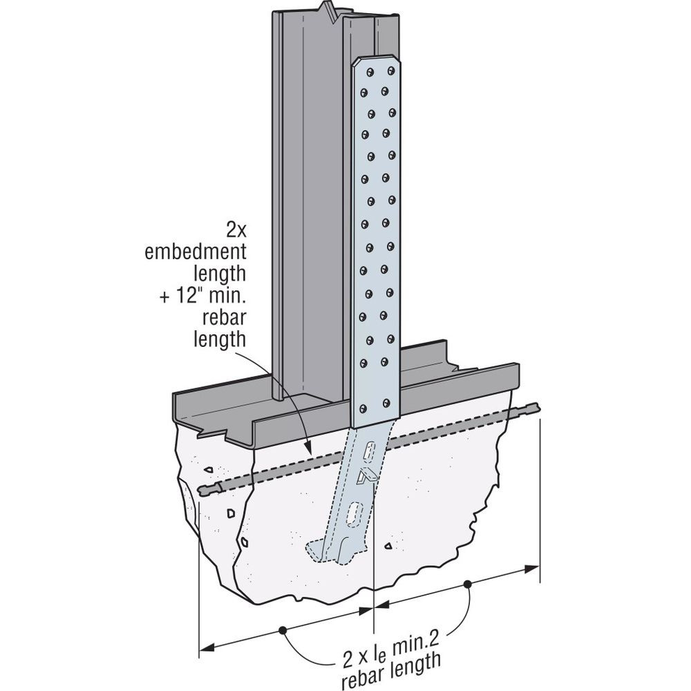 Simpson Strong-Tie STHD14 - 26-1/8" 12-Gauge Galvanized Strap-Tie ...
