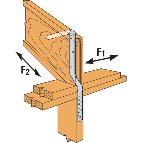 Simpson Strong-Tie MTS12Z - 12" 16-Gauge ZMAX Galvanized Medium Twist ...