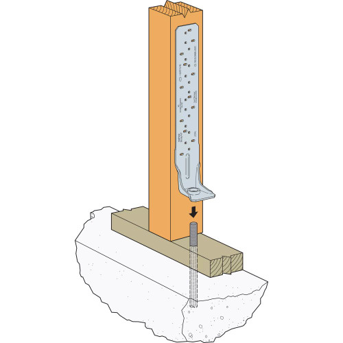 Simpson Strong-Tie LTTP2 - 14-15/16" 10-Gauge Light Tension Tie ...