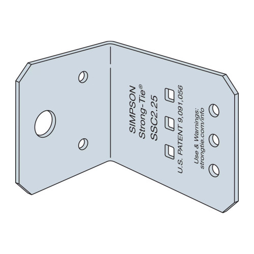 Simpson Strong-Tie FSB3.518-R25 Bypass Framing Fixed-Clip Strut ...