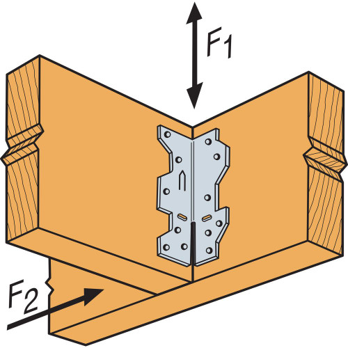 Simpson Strong-Tie A35 1-7/16" X 4-1/2" Framing Angle, 18ga Wood ...