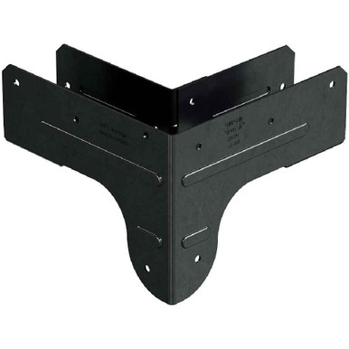Simpson Strong-Tie APRTC2 Outdoor Accents ZMAX, Black Rigid Tie Corner ...